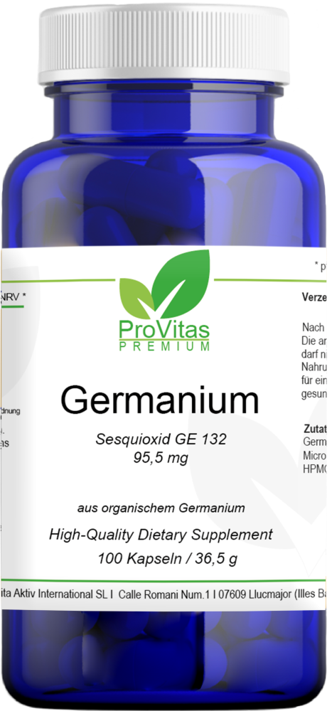Germanium Sesquioxid GE132 95,5mg 100 Kapseln | ProVita Melatonin